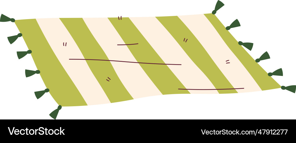 Carpet with stripes Royalty Free Vector Image - VectorStock