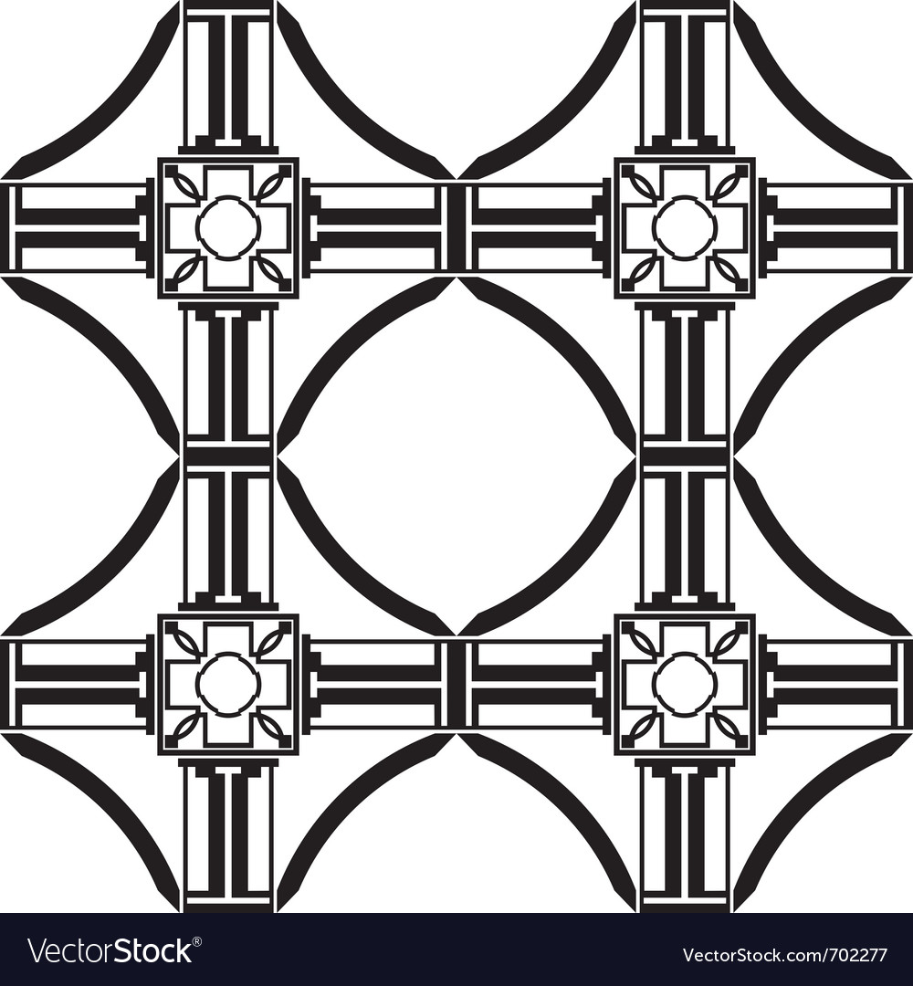 Cross tile pattern Royalty Free Vector Image - VectorStock