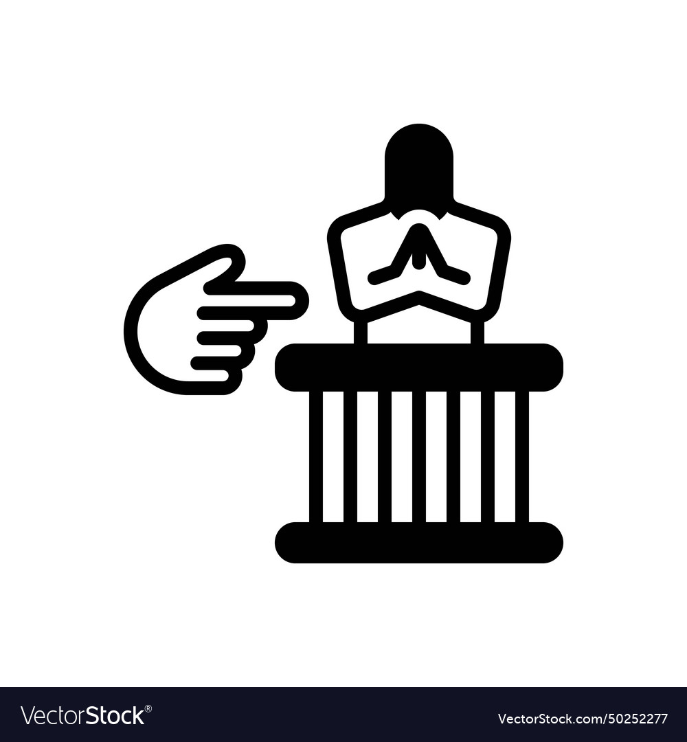 Guilty Royalty Free Vector Image - VectorStock