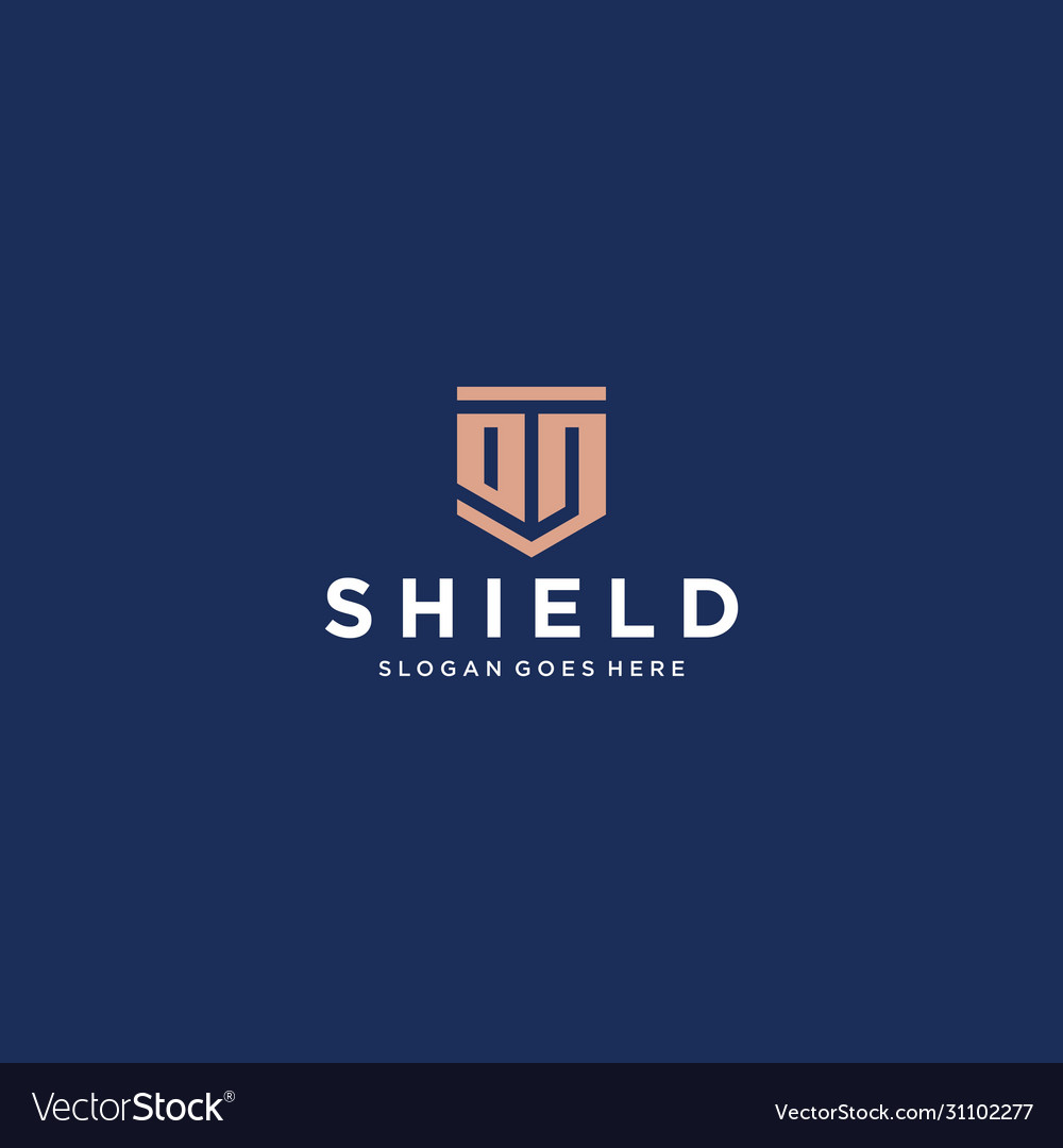 Od dd shield logo Royalty Free Vector Image - VectorStock