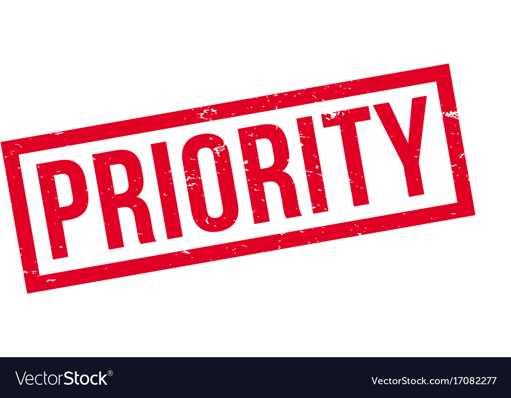 Priority rubber stamp Royalty Free Vector Image