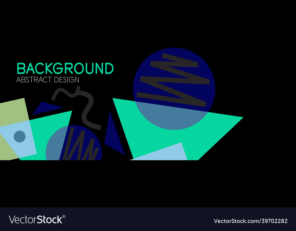 Abstract background blocks lines triangles Vector Image