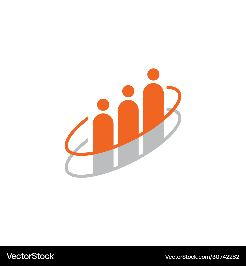 Community and adoption care logo design template Vector Image