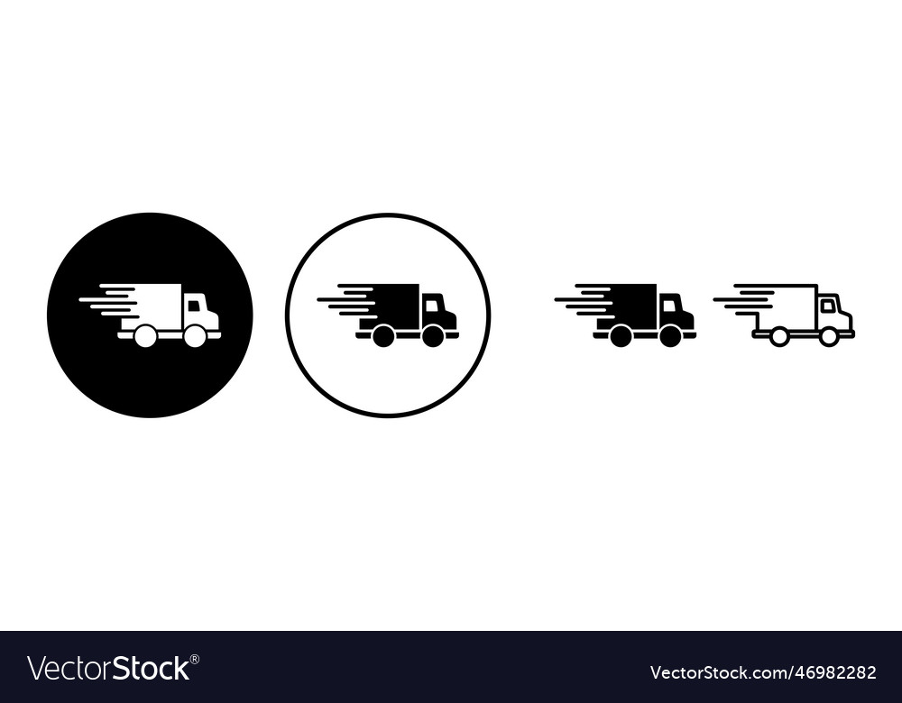 Delivery icon shipping fast icon Royalty Free Vector Image Delivery icon shipping fast icon Royalty Free Vector Image