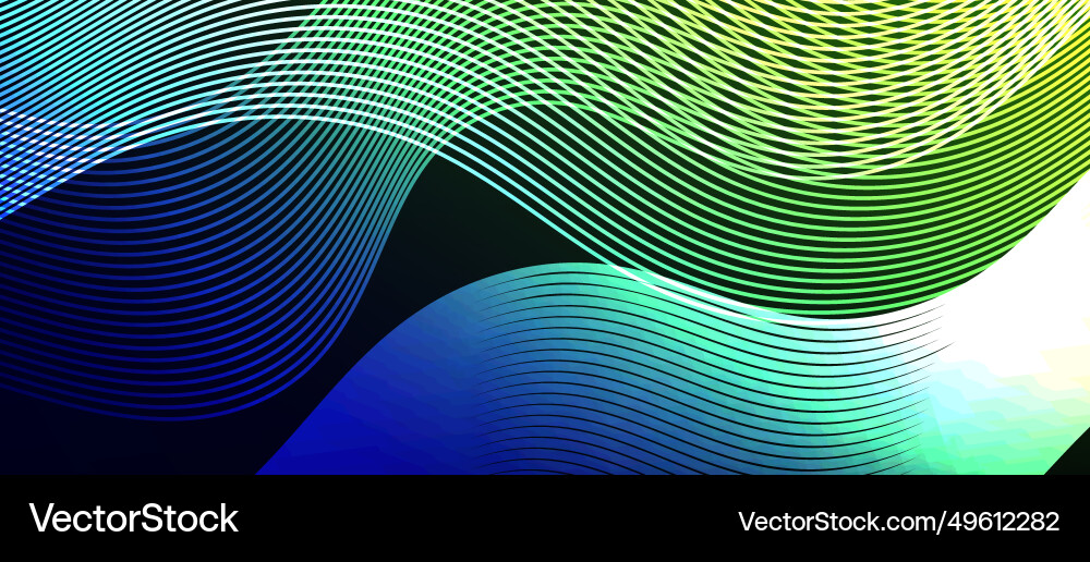 Dynamic wave geometric design Royalty Free Vector Image