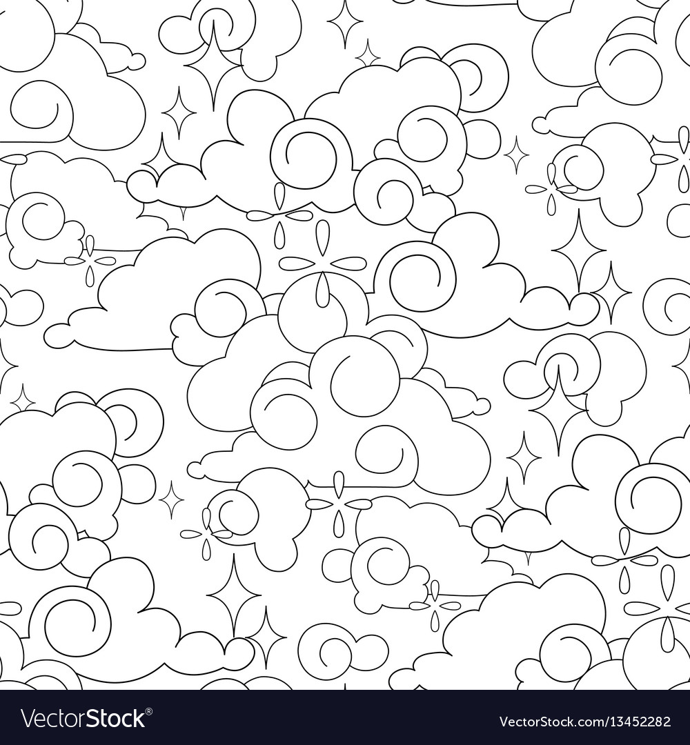 Graphic sky pattern Royalty Free Vector Image - VectorStock