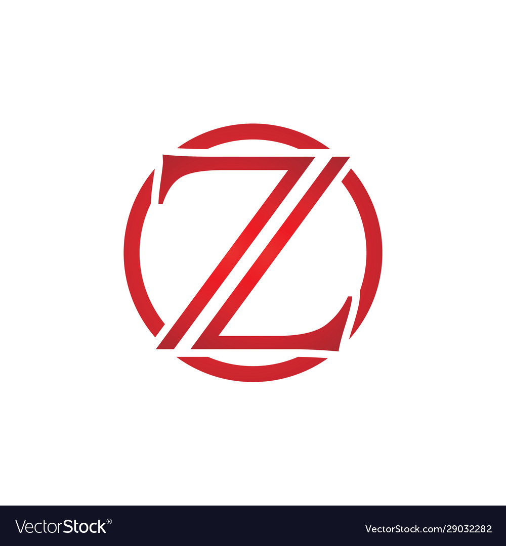 Initial z logo abstract Royalty Free Vector Image