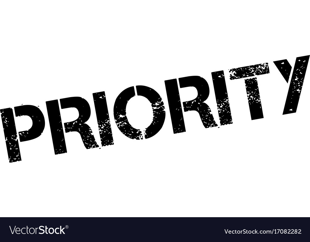Priority rubber stamp Royalty Free Vector Image