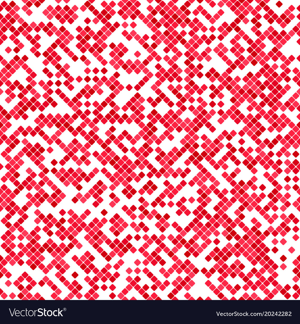 Red abstract seamless diagonal square pattern Vector Image