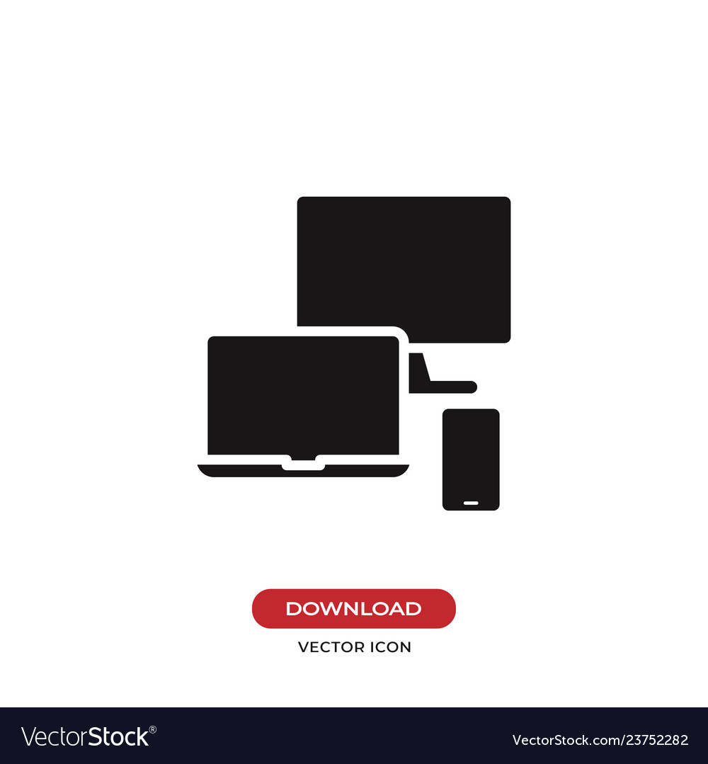 Responsive icon Royalty Free Vector Image - VectorStock