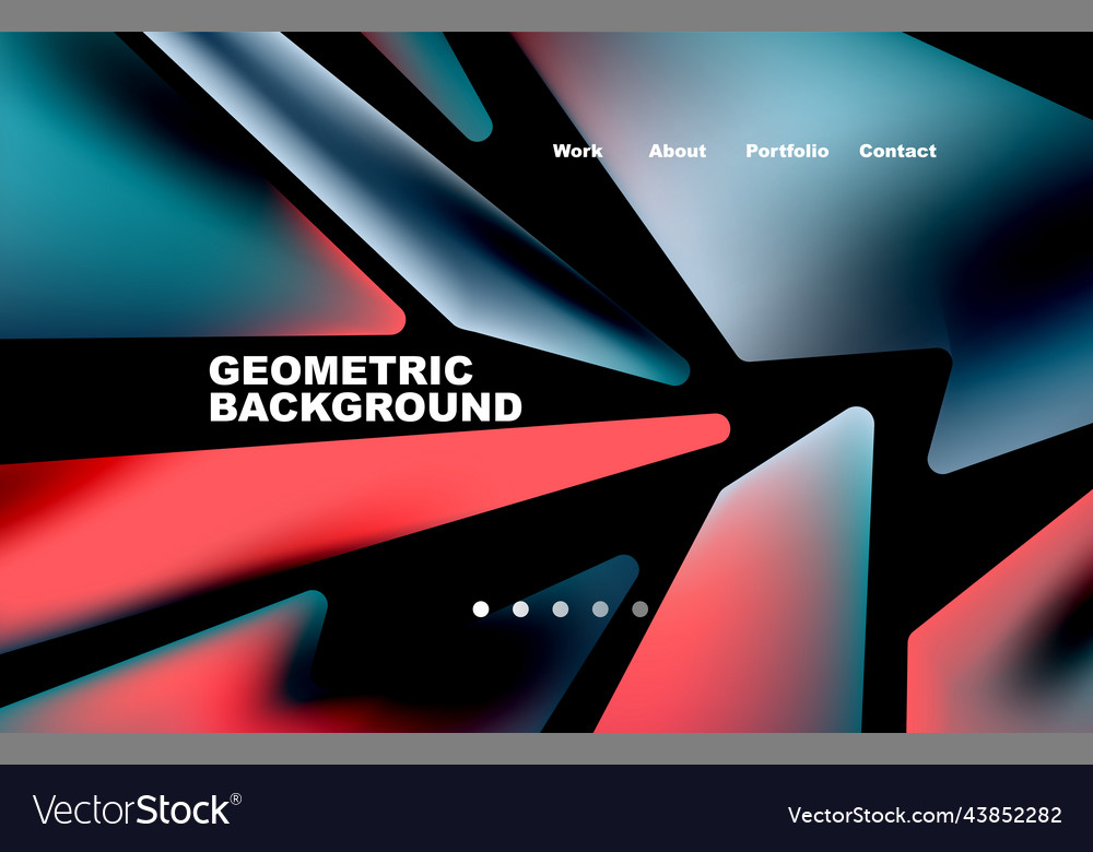 Shards shape composition abstract background web Vector Image