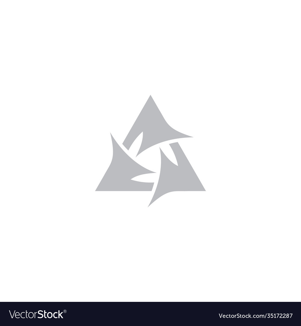 Axe logo triangle Royalty Free Vector Image - VectorStock