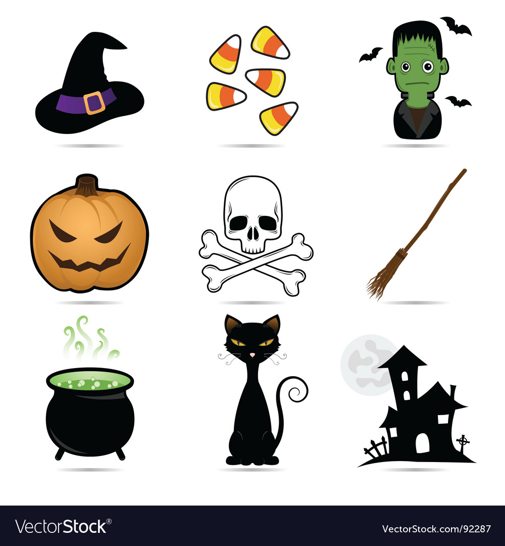 Halloween elements Royalty Free Vector Image - VectorStock Halloween elements Royalty Free Vector Image - VectorStock