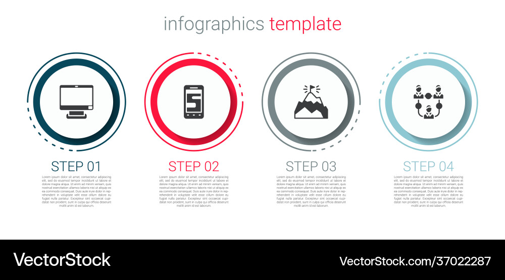 Set computer monitor chat messages phone Vector Image