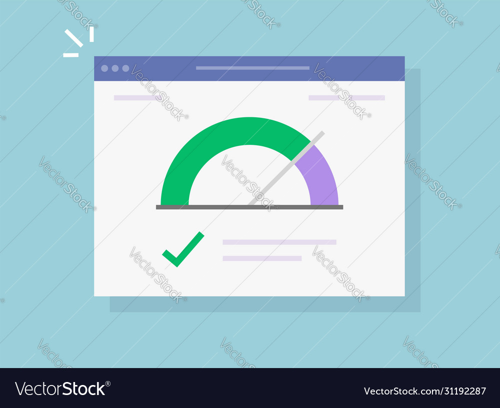 Speed website internet page loading Royalty Free Vector
