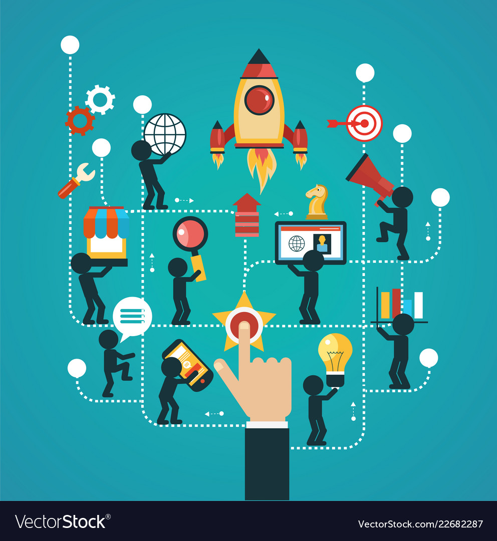 Startup Royalty Free Vector Image - VectorStock