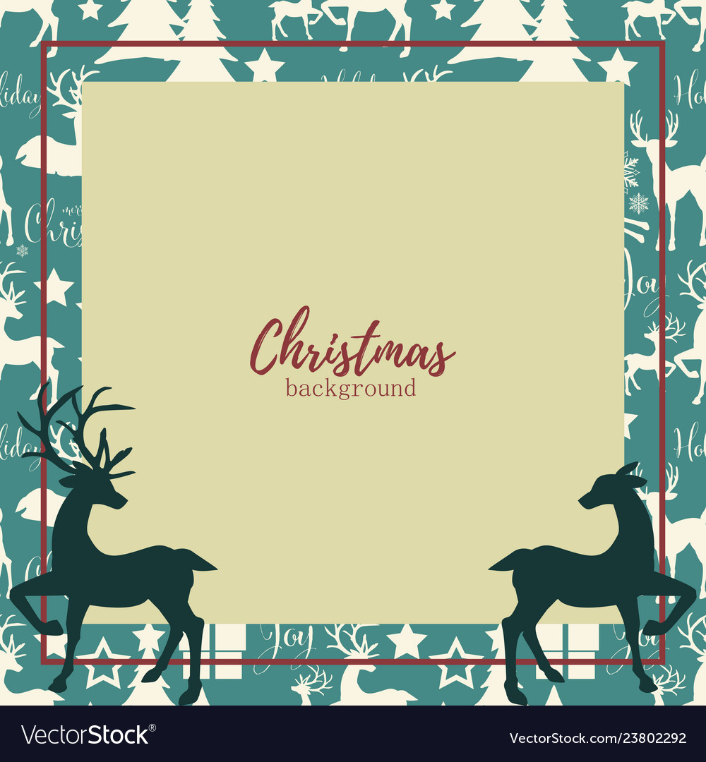 Christmas elements background Royalty Free Vector Image