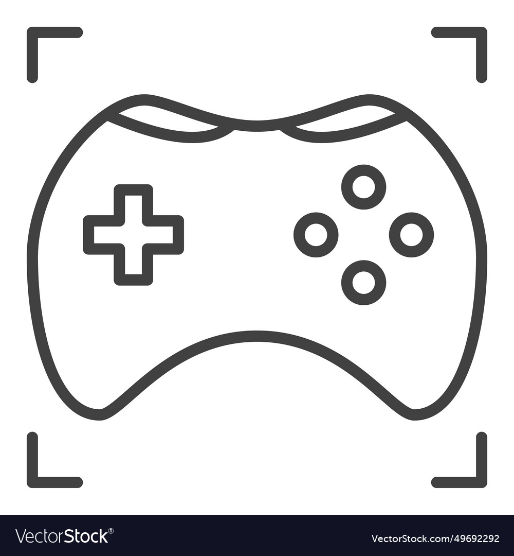 Console Videogame Controller Wireless Joypad Vector Image