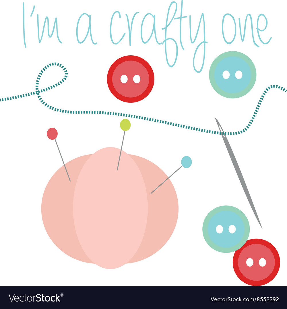 Crafty One Royalty Free Vector Image - VectorStock