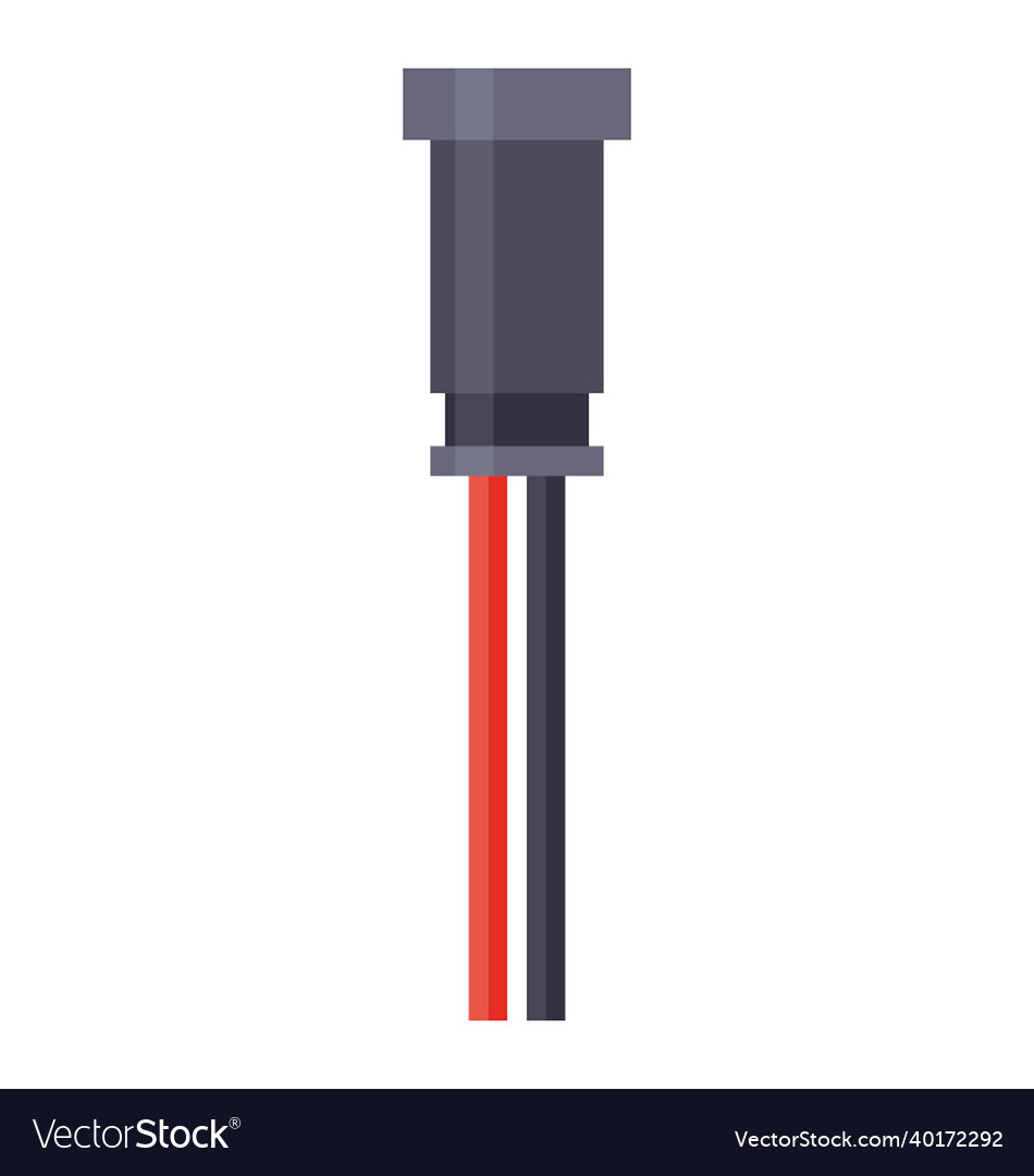 Power cable Royalty Free Vector Image - VectorStock