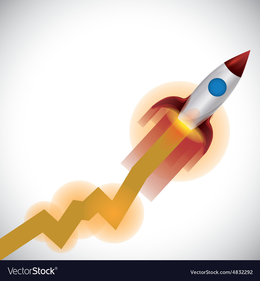 Rocket design Royalty Free Vector Image - VectorStock
