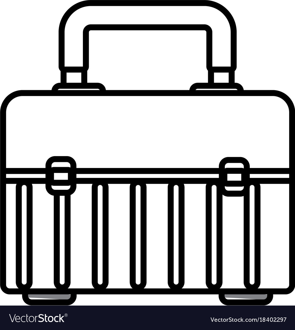 Construction toolbox isolated Royalty Free Vector Image