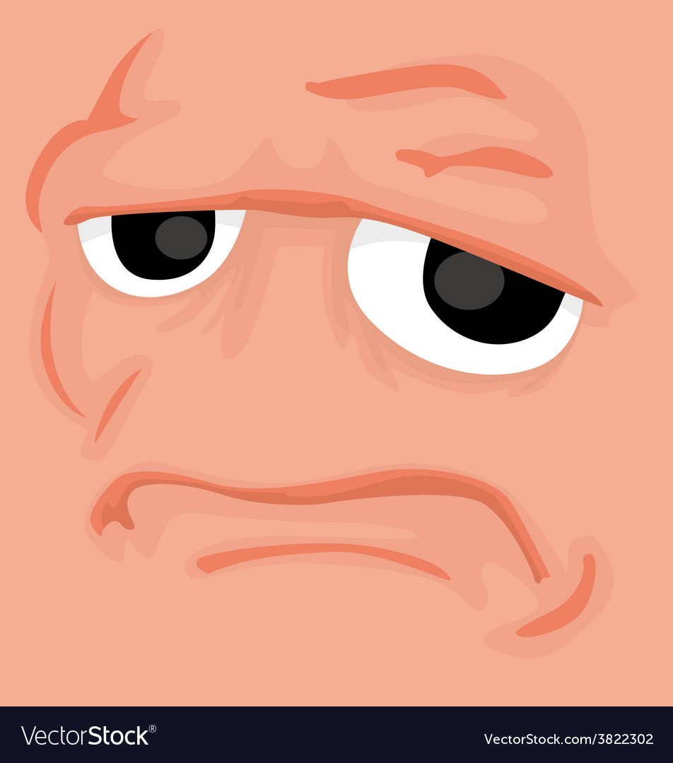 Cartoon comics face Royalty Free Vector Image - VectorStock