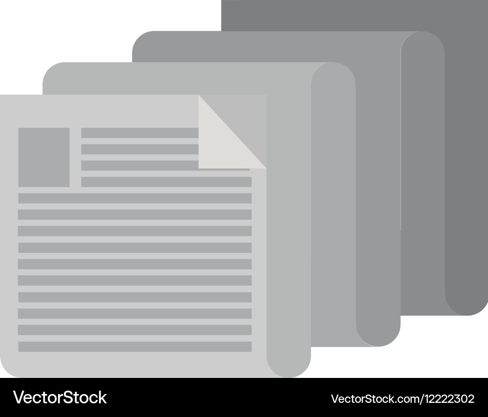 Isolated piece of paper design Royalty Free Vector Image
