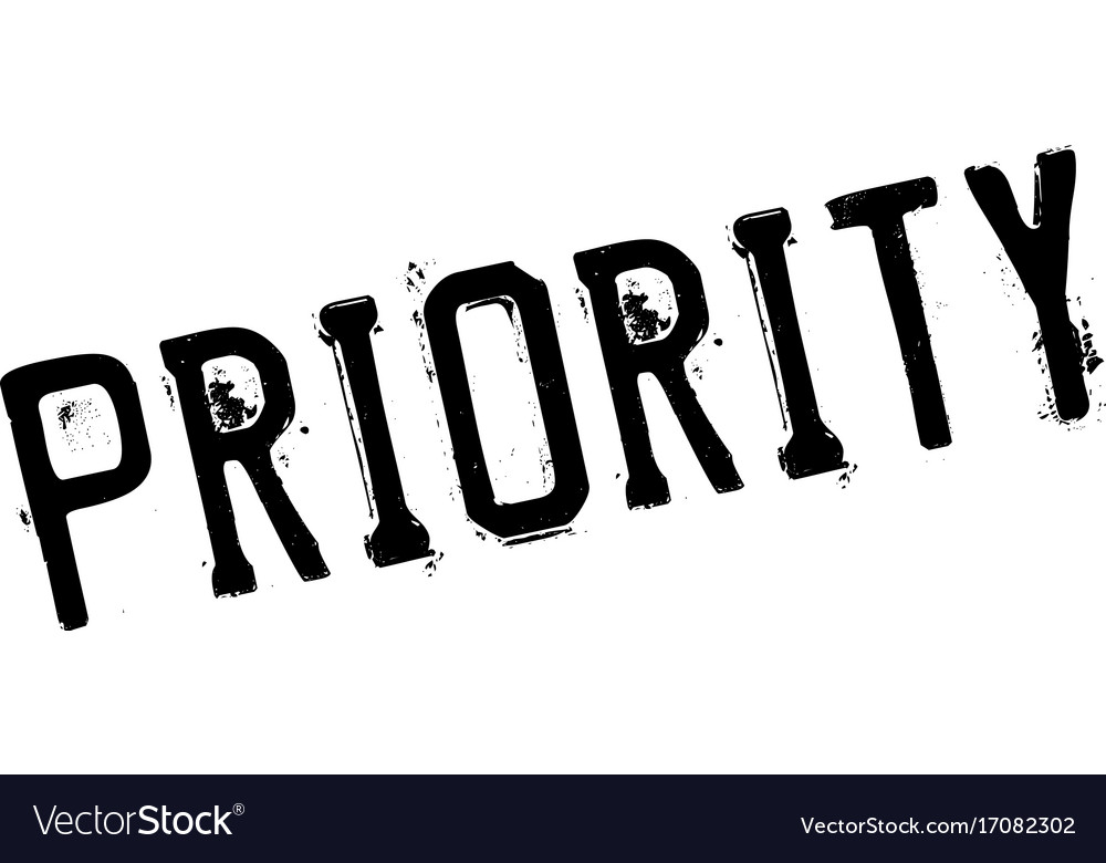 Priority rubber stamp Royalty Free Vector Image