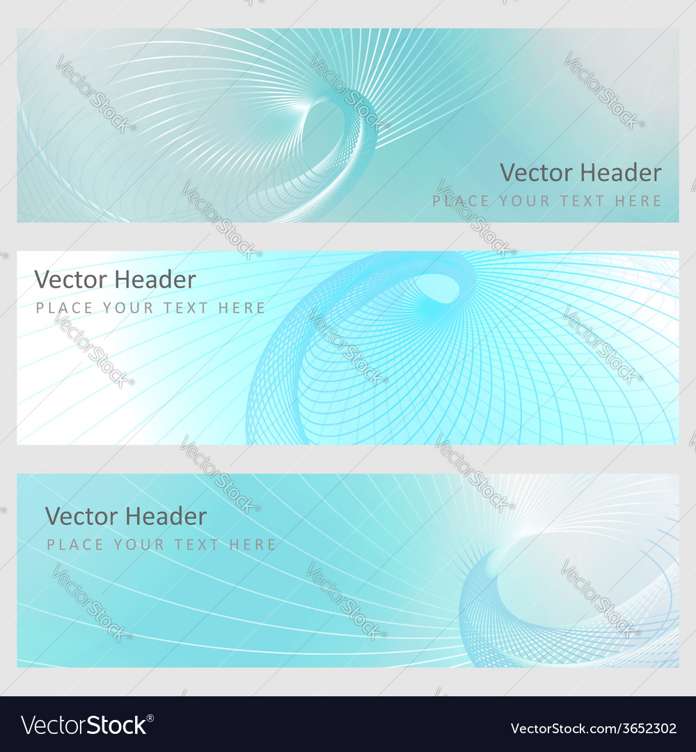 Set abstract background Royalty Free Vector Image