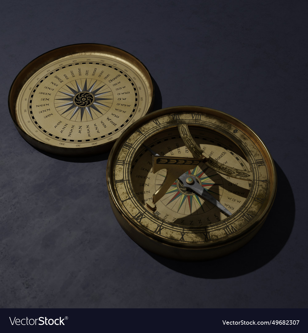 Compass 1 Royalty Free Vector Image - VectorStock