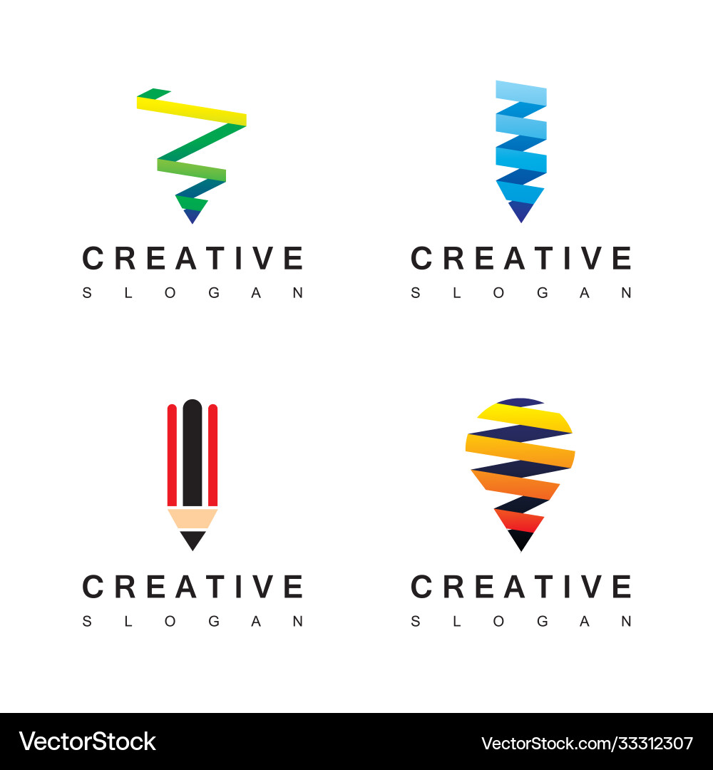 Creative logo design inspiration Royalty Free Vector Image