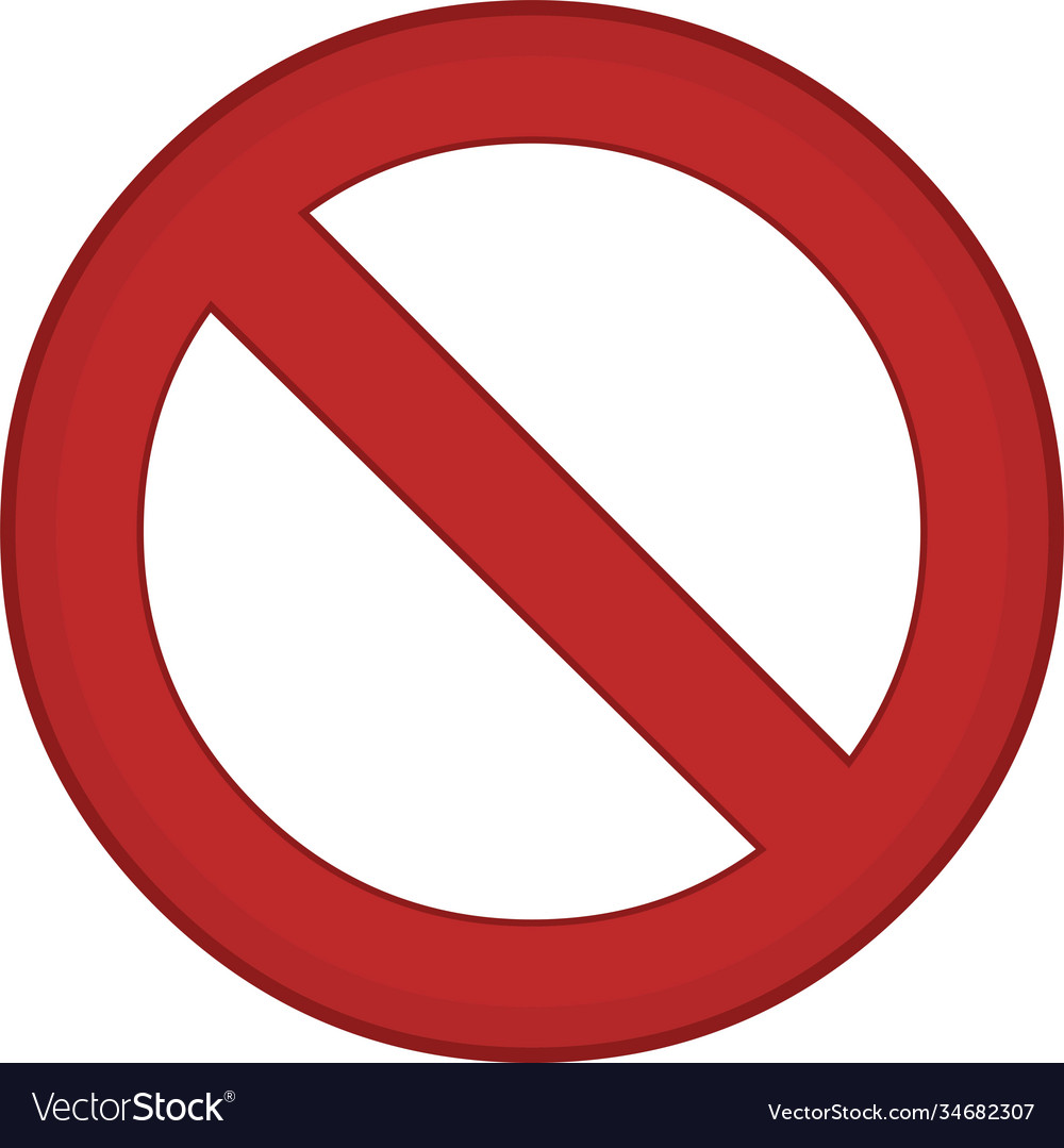 Forbidden Royalty Free Vector Image - VectorStock