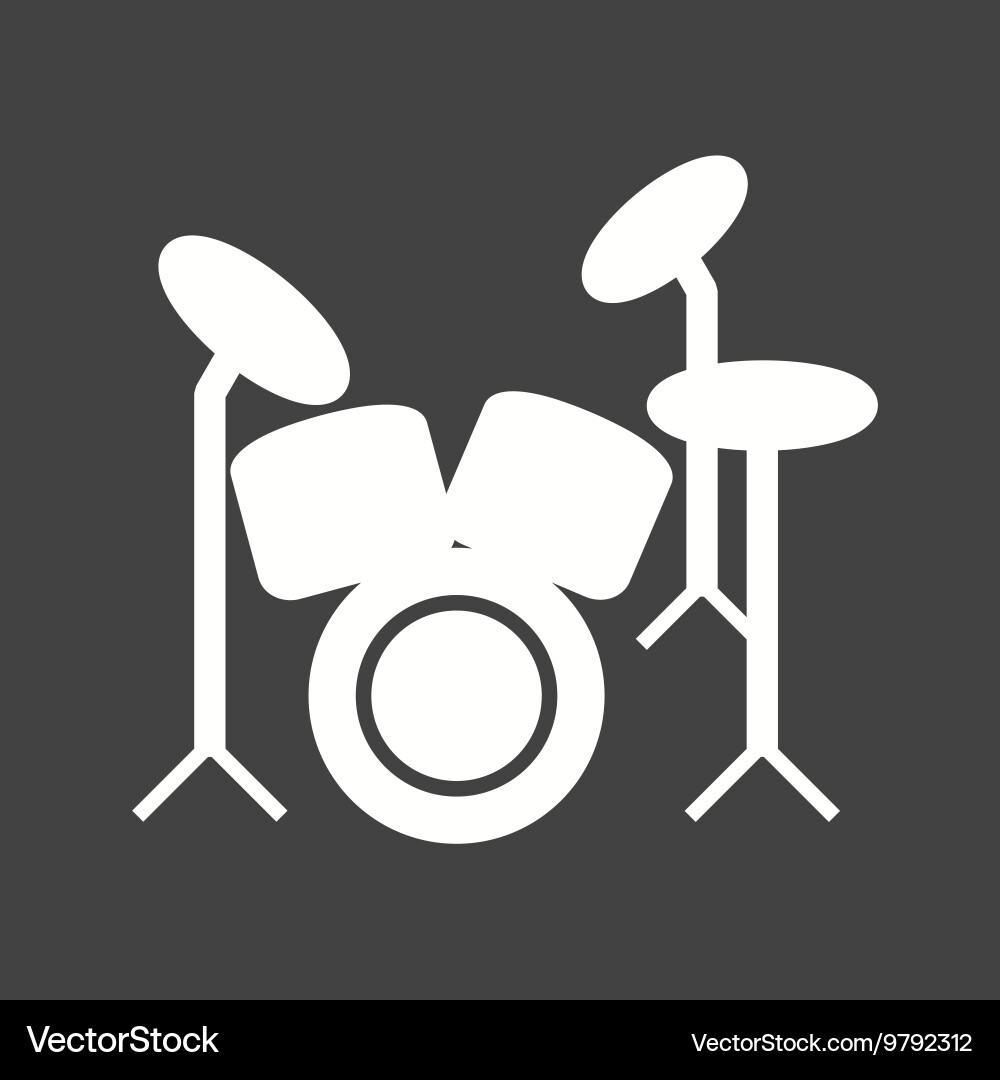Drum set Royalty Free Vector Image - VectorStock