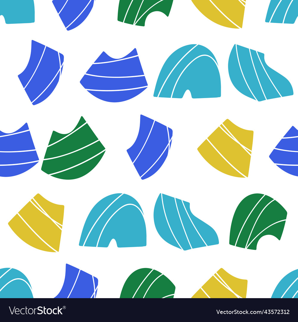 Geometric seamless pattern repeating Royalty Free Vector