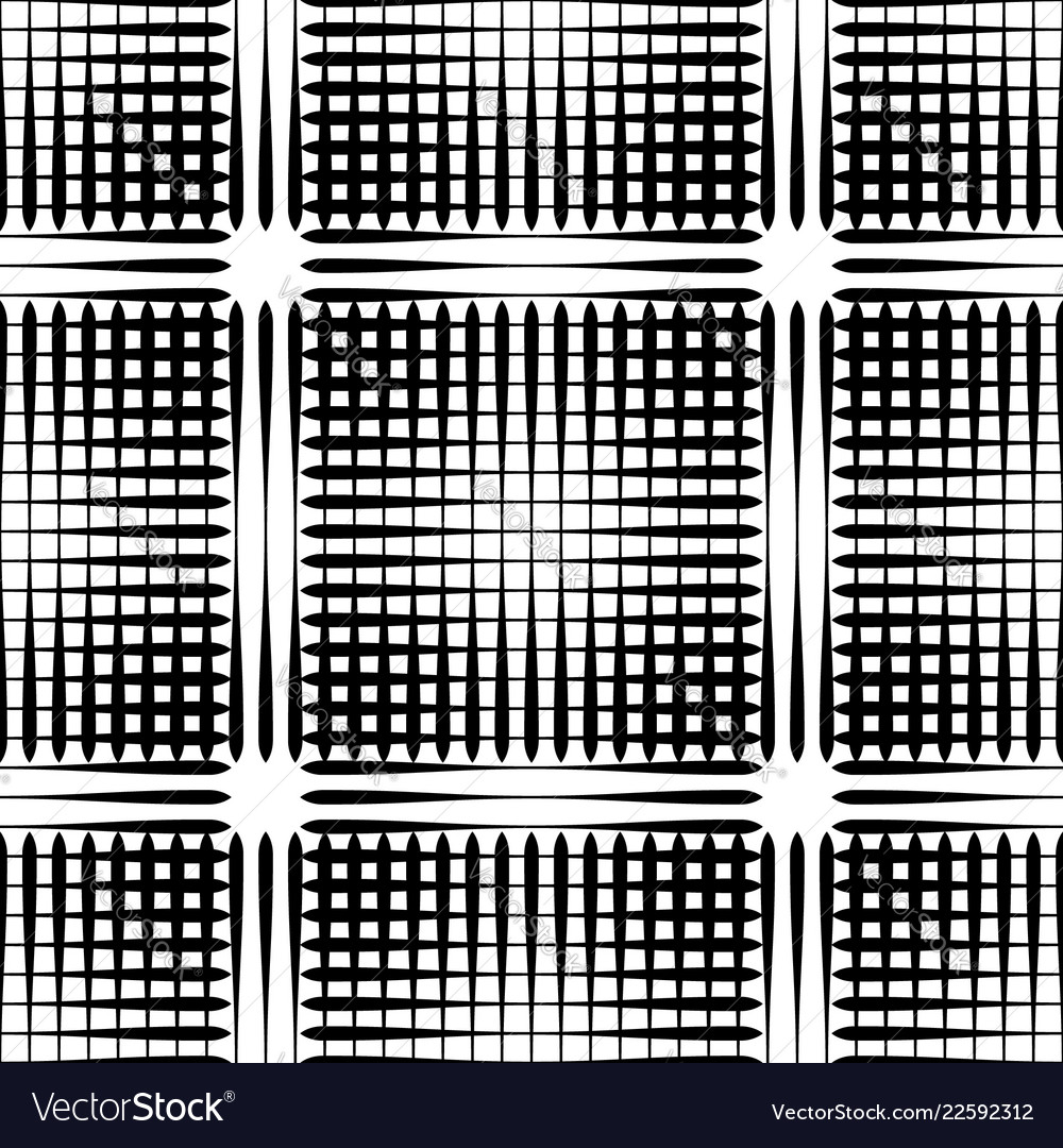 Grid mesh pattern with irregular lines Royalty Free Vector