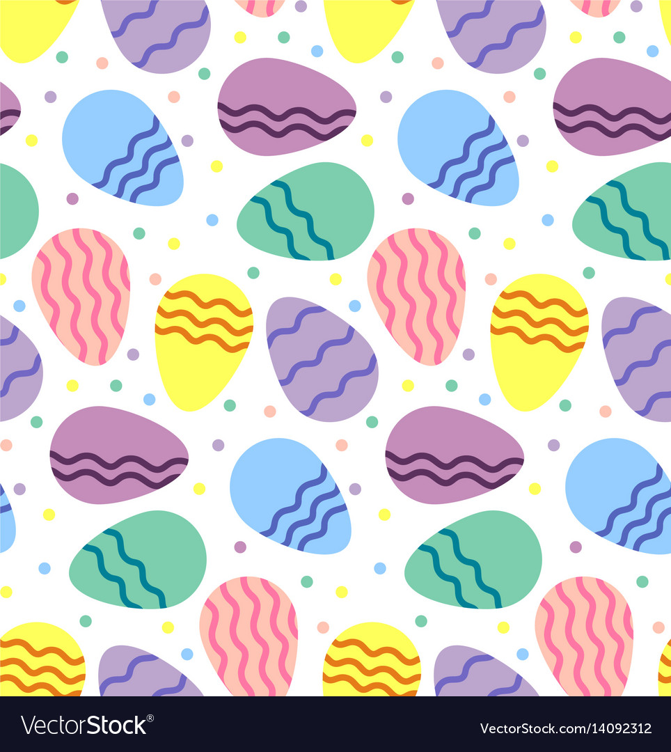 Pattern wavy eggs Royalty Free Vector Image - VectorStock