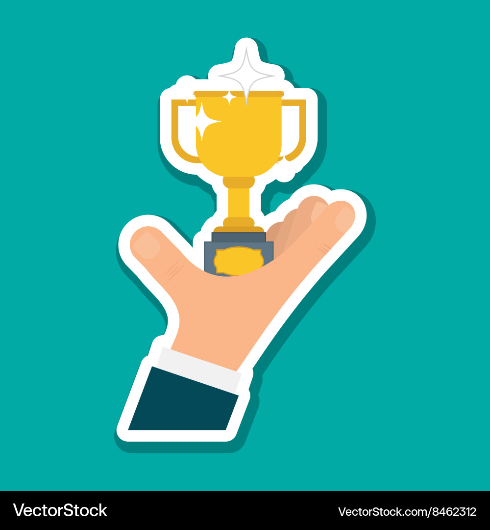 Solution design over white background Royalty Free Vector