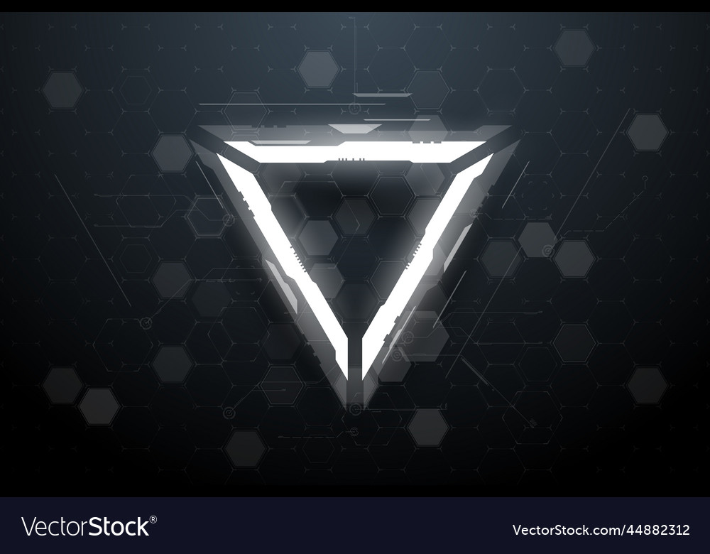 Virtual technology futuristic user interface Vector Image