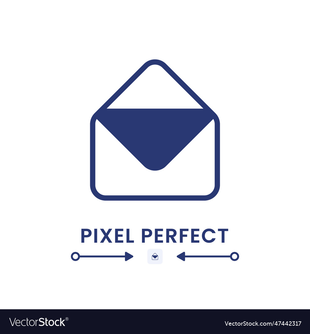 Email black solid desktop icon Royalty Free Vector Image