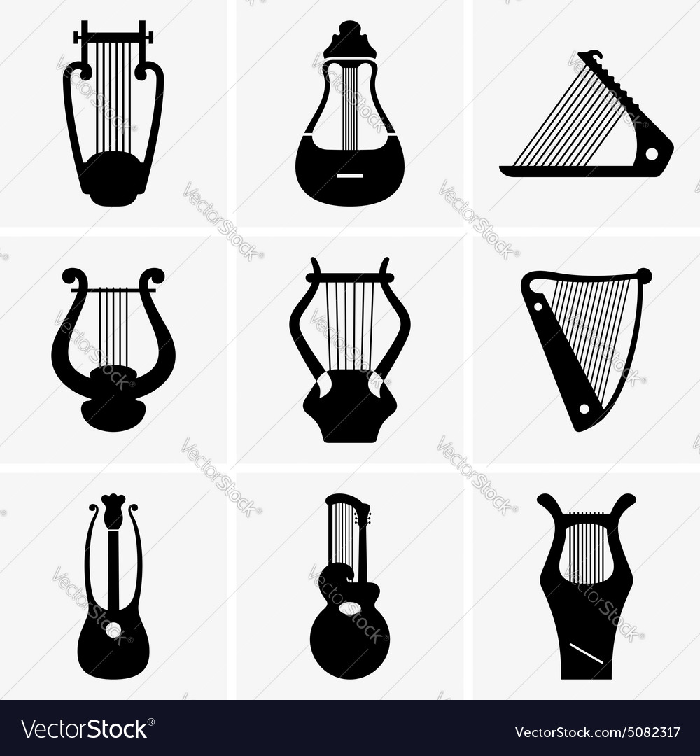 Harp Royalty Free Vector Image - VectorStock