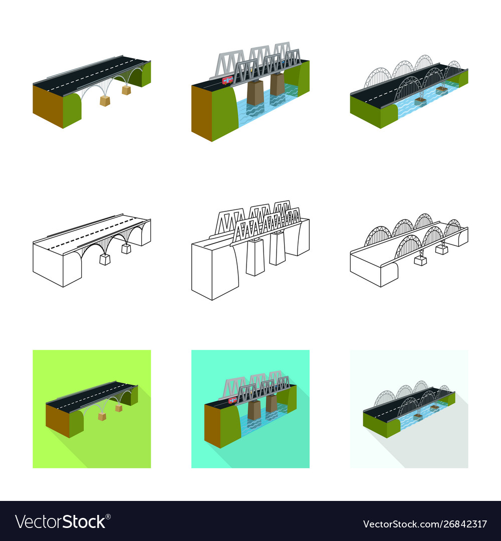 Isolated object connection and design symbol Vector Image