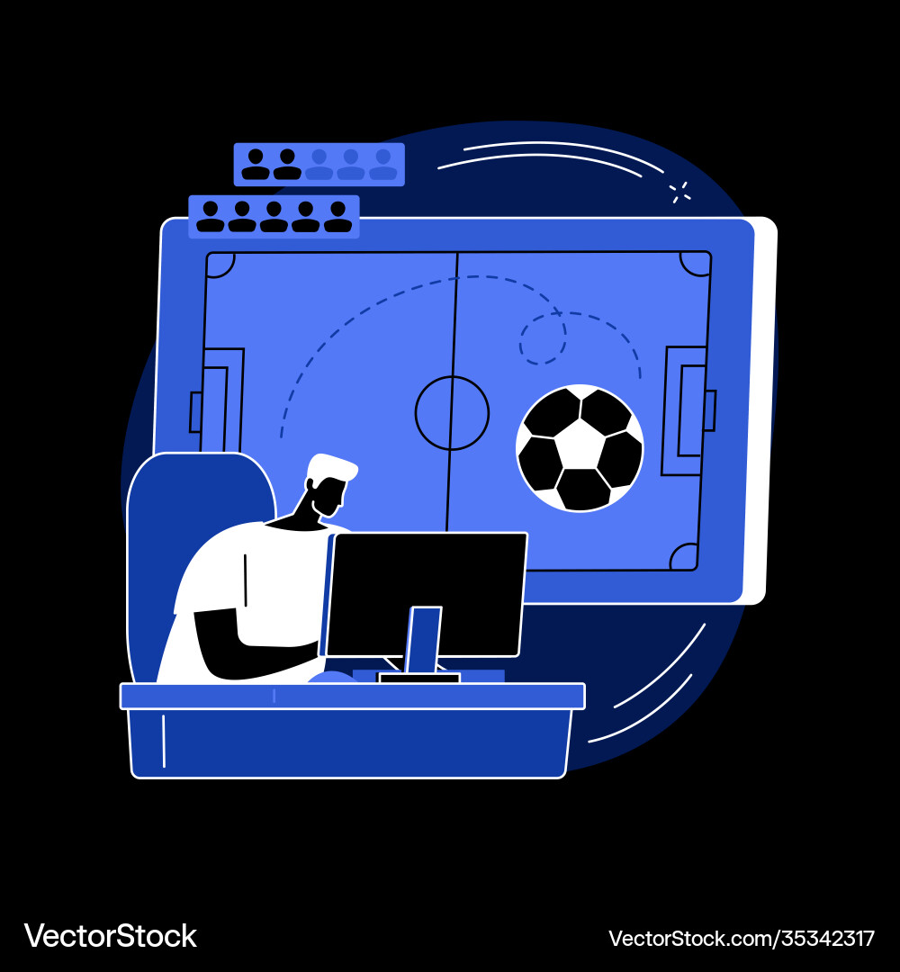 Sports games abstract concept Royalty Free Vector Image