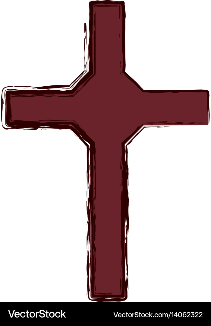 Christianity cross symbol Royalty Free Vector Image