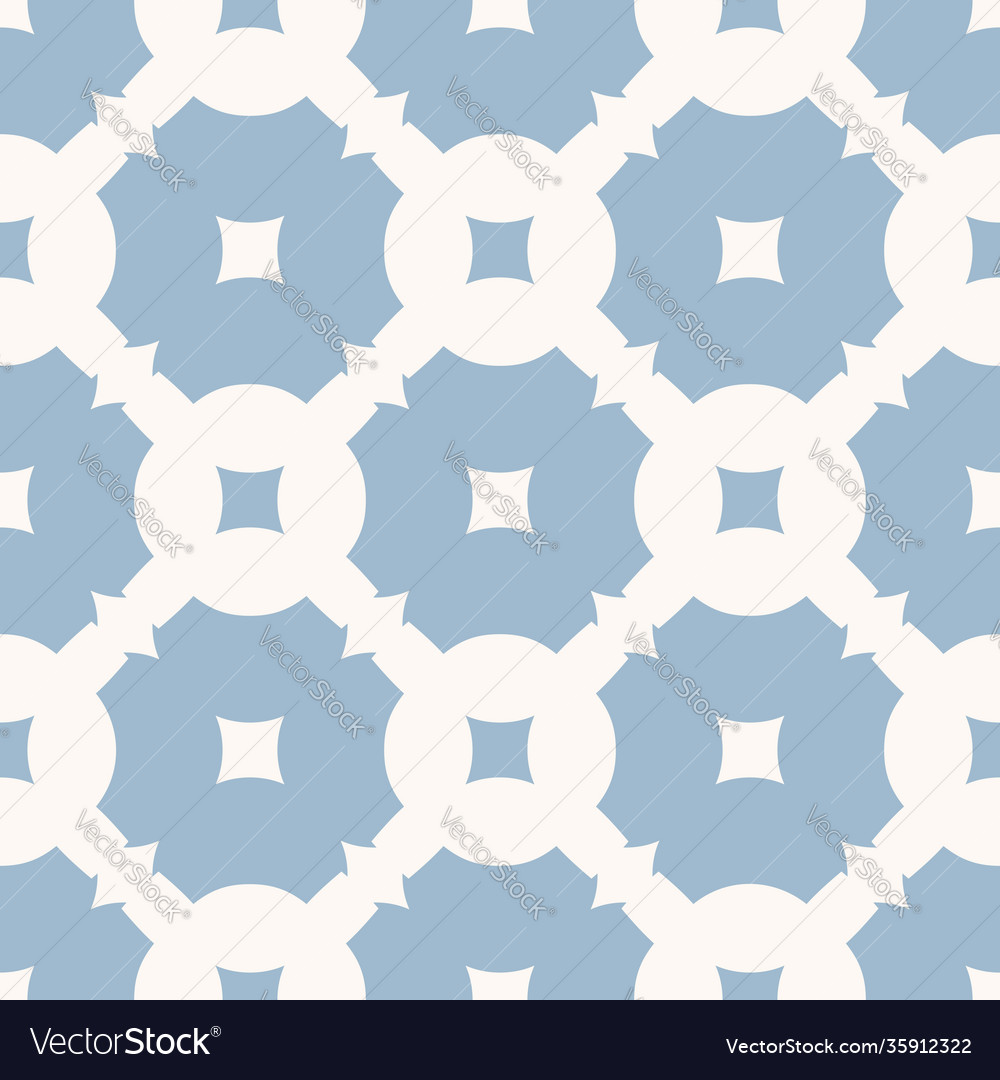 Elegant blue geometric seamless pattern Royalty Free Vector