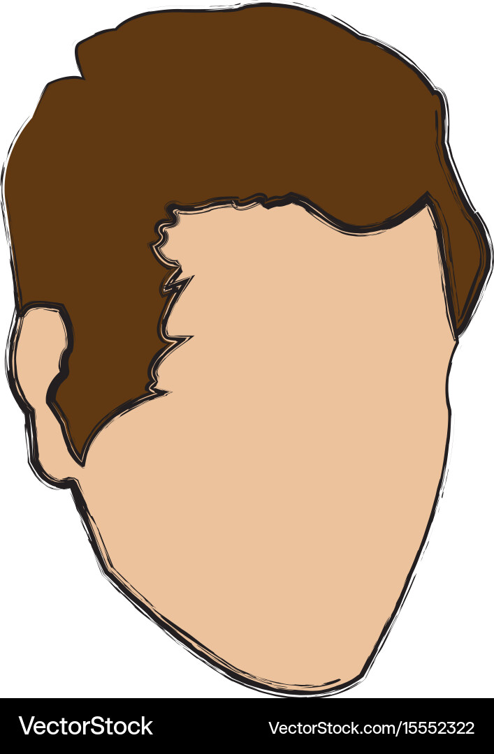 Profile man male avatar face Royalty Free Vector Image
