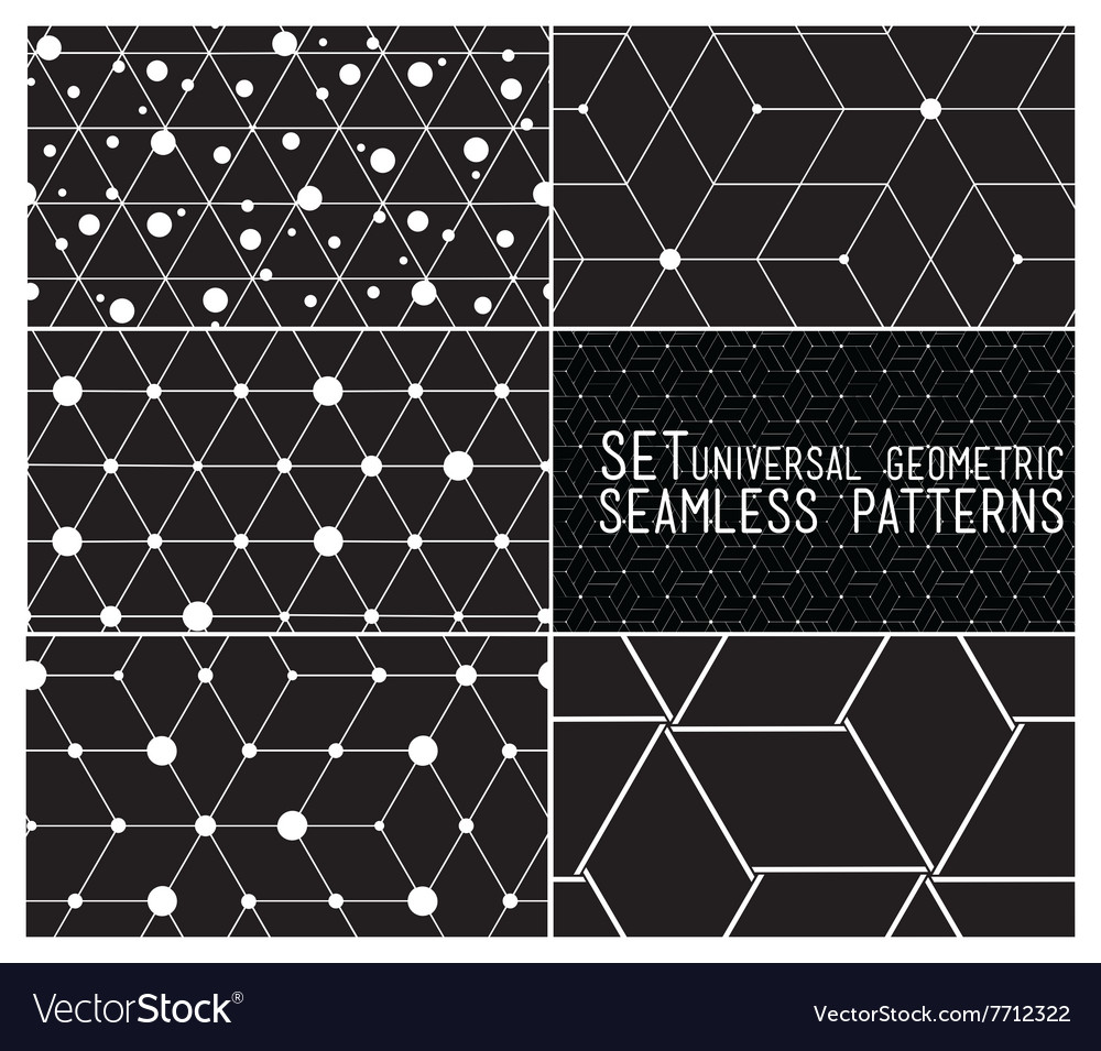 Set patterns2 Royalty Free Vector Image - VectorStock