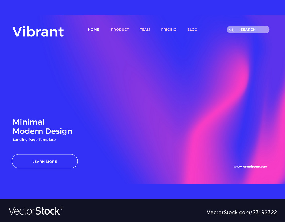 Vibrant gradient background Royalty Free Vector Image