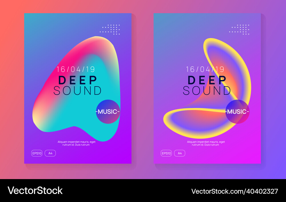 Club flyer minimal background for brochure Vector Image