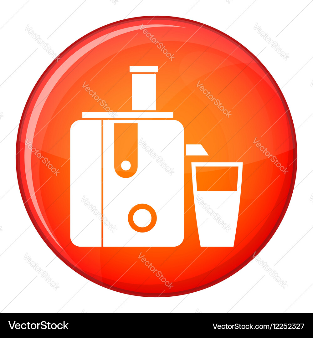 Juicer icon flat style Royalty Free Vector Image